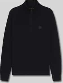 Boss Orange by Hugo Boss Regular Fit Troyer aus Baumwoll-Kaschmir-Mix Modell KANOBIX_S