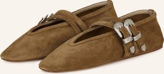 Le Monde Beryl Le Monde B&eacute;ryl Mary-Jane-Ballerinas Claudia beige