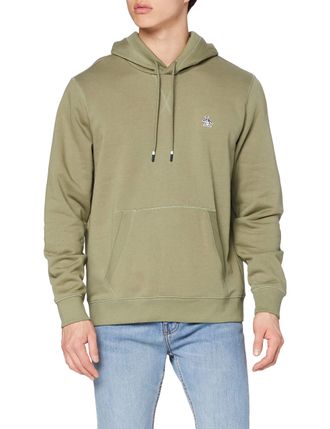 Original Penguin Herren Overhead Logo Hoodie, 352 Deep Lichen Green, M
