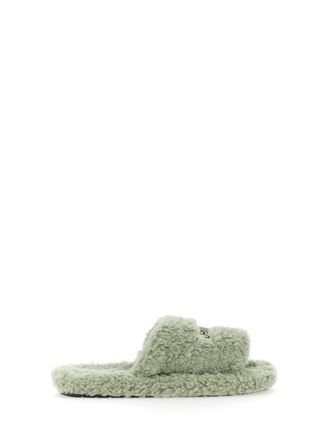 Hinnominate Eco-Friendly Fur Slipper - Green