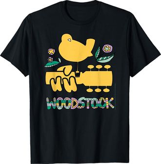 F4NT4STIC Woodstock Bird Aztec Pattern Music Festival T-Shirt
