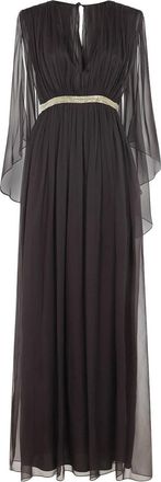Alberta Ferretti Maxi Robe - Marron