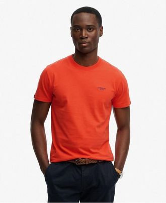 Superdry T-shirt essentiel &agrave; logo brod&eacute; empil&eacute;