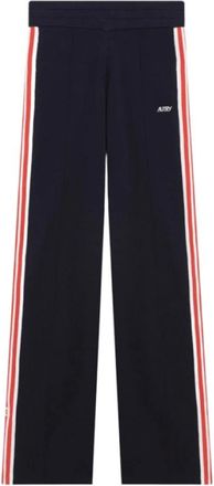 Autry Femme, Sport, Bleu, Taille: 38 FR Knitted Tennis Viscose Joggers