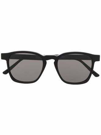 Retro Superfuture lunettes de soleil &agrave; logo - Noir