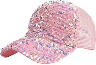 Generic Cocila Casquettes Souples Hommes Casquette Soleil R&eacute;Glable Paillettes Baseball Respirant Hip Chapeau Plage Hop De Cagoule Polaire Femmes Bonnets Homme
