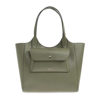Furla Femme, Sacs, Vert, Taille: ONE Size Lea Medium Shopper Bag