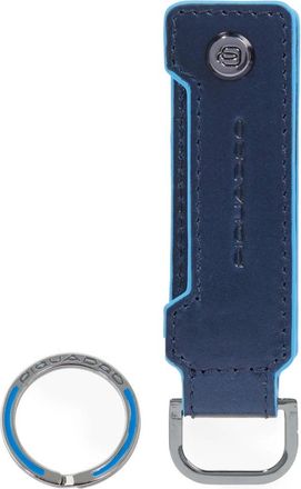Piquadro unisex, Accessoires, Bleu, Taille: ONE Size Pc7089B2 Porte-cl&eacute;s en cuir