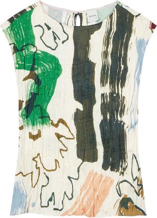 Paul Smith Oberteil mit abstraktem Print - Nude