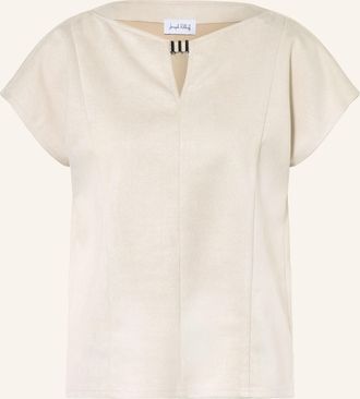 Joseph Ribkoff Blusenshirt In Lederoptik weiss