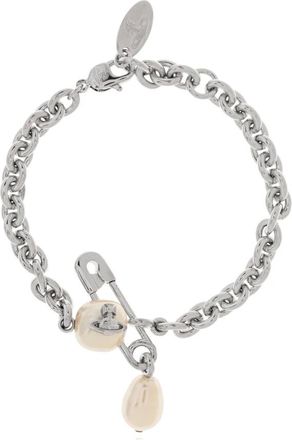 Vivienne Westwood Femme, Accessoires, Gris, Taille: ONE Size Brass Bracelet