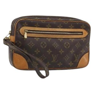 Louis Vuitton Pre-owned Monogram Canvas Clutch - - Pre-owned - Damen - Braun - ONE SIZE