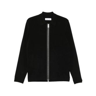 Sams&oslash;e & Sams&oslash;e Guna X Zip Cardigan - - Knitwear - Herren - Schwarzk - XL