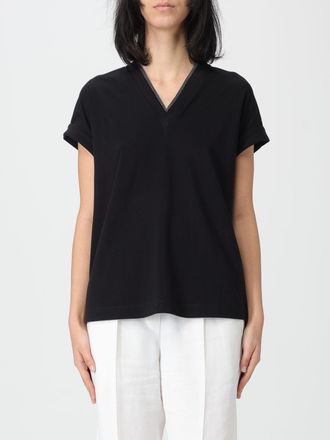 Brunello Cucinelli T-Shirt BRUNELLO CUCINELLI Femme couleur Noir