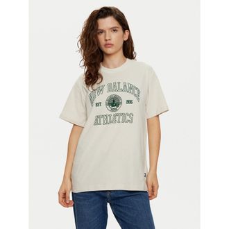 New Balance T-Shirt WT43548 Braun Oversize