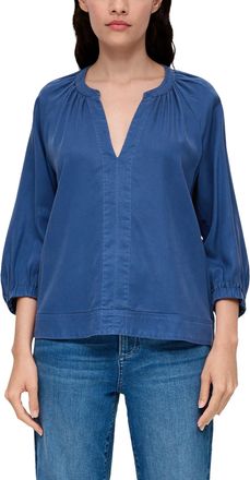 s.Oliver Damen Bluse 3/4 Arm Blue 42