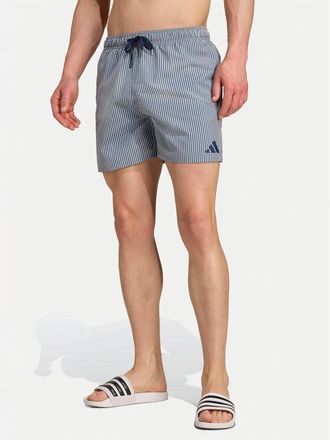 adidas Badeshorts Seersucker Stripy JX2674 Dunkelblau Regular Fit