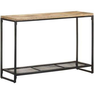 vidaXL Konsolentisch 110x35x75 cm Mango Massivholz Vidaxl