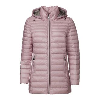 Danwear Gepolsterte Leichte Daunenjacke Old Rose - - Jackets - Damen - Rosa - 6XL