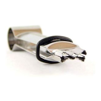 PME BO582 Prägezange, gezackt, mit Schleifenmotiv, Edelstahl, Silver, 8.5 x 2 x 1.5 cm