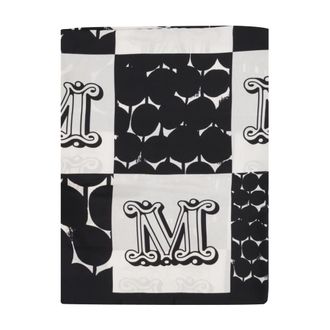 Max Mara Seidenschal mit All-Over-Print - - Accessories - Damen - Wei&szlig; - ONE SIZE
