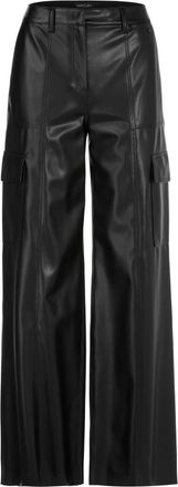Marc Cain Ragusa Fun Leder Utility Hose - - Trousers - Damen - Schwarzk - M