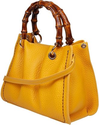 PLINIO VISONA Femme, Sacs, Jaune, Taille: ONE Size Posillipo Handbag