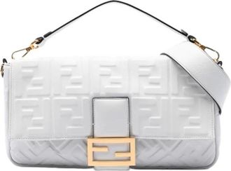 Fendi Sacoche Baguette Pre-owned - Femme - Pre-owned - Blanc - Taille: ONE Size