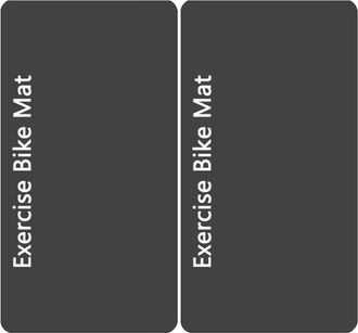 Generic Bodenmatte f&uuml;r Heimtrainer, Schutzmatte, Fahrradmatte, 3 mm dick, f&uuml;r Fitnessger&auml;te, 2 Serien, A