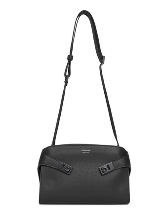 Ferragamo Hug Shoulder Bag - Black