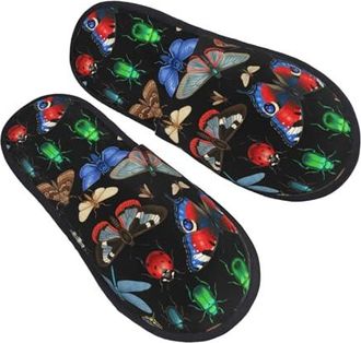 Generic Antid&eacute;rapant Pantoufles Insectes Pantoufles Maison L&eacute;g&egrave;re Chaussons pour Homme pour Int&eacute;rieur Adulte Maison L