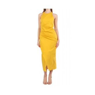 Marella Marella - Kleider > Tageskleider > Midikleider - - Dresses - Damen - Gelb - XS