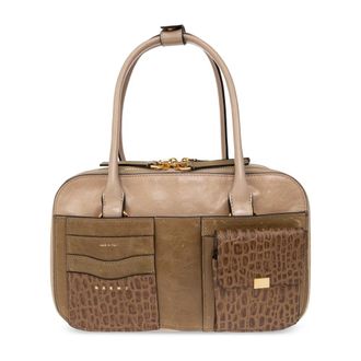 Marni Leder-Tote-Bag - - Bags - Damen - Braun - ONE SIZE