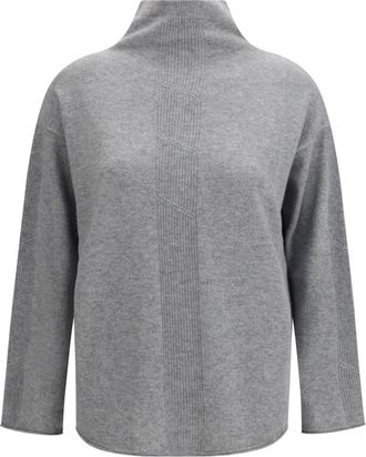 Max Mara Pull en Cachemire Pur - Femme - Pulls - Gris - Taille: 40 FR