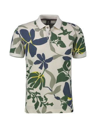 Lerros Poloshirt Poloshirt, sommerlich-floral gemustert