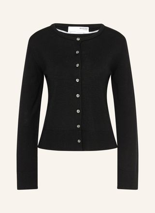 Selected Strickjacke schwarz