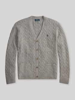 Polo Ralph Lauren Regular Fit Strickjacke aus Woll-Kaschmir-Mix