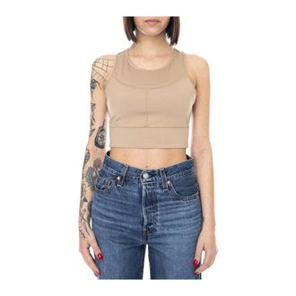 Puma Canotta - - Sport - Damen - Braun - L