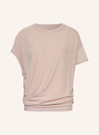 super.natural T-Shirt Yoga Loose Mit Merinowolle rosa