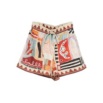 Alemais Michelle Abstract-print Shorts