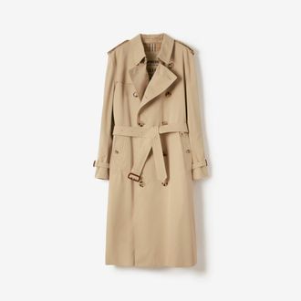 Burberry Langer Heritage-Trenchcoat Kensington, Size: 44