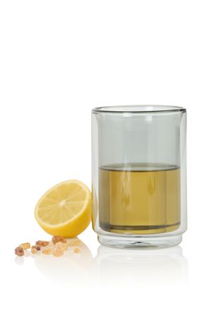 Adhoc TK83 Impact Kaffeebecher 400 ml, doppelwandiges Glas f&uuml;r Kaffee & Tee, w&auml;rmeisolierend, mundgeblasen aus Borosilikatglas, geschmacksneutral, modernes 