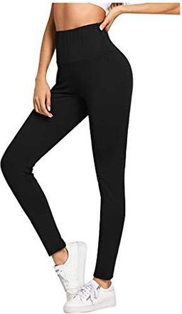 Generic Legging de sport 2026 pour femme, d&eacute;contract&eacute;, sport, yoga, taille haute, pantalon de jogging, Noir, L