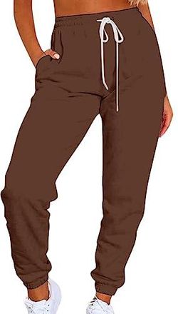 Generico Pantalon de surv&ecirc;tement ample pour femme Curvy Pantalon de jogging pour femme avec poches larges, pantalon de surv&ecirc;tement doux et confortable pantalon
