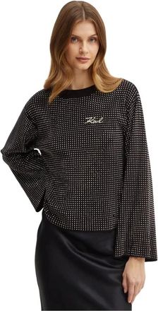 Karl Lagerfeld Damen, Strickwaren, Schwarzk, XSGr&ouml;&szlig;e