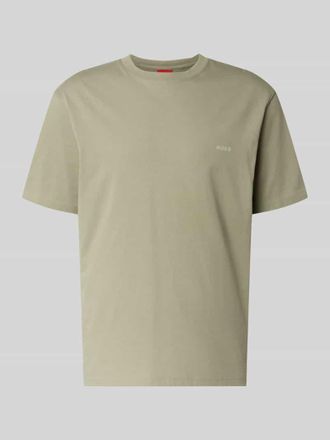 HUGO BOSS Relaxed Fit T-Shirt mit R&uuml;ckenprint