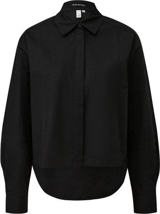 QS by s.Oliver Langarmbluse Bluse Baumwollbluse