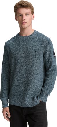 Tom Tailor Herren 1047973 Pullover, 38694-Deep Pond Green Mouline, L