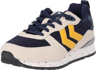 Hummel Unisex Monaco 86 CC Sneaker, White/Navy, 40.5 EU