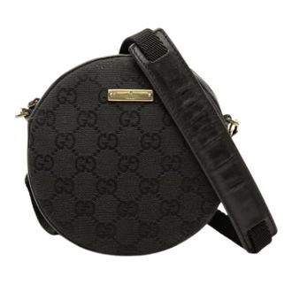 Gucci Pre-owned Canvas Crossbody Bag - - Pre-owned - Damen - Schwarzk - ONE SIZE